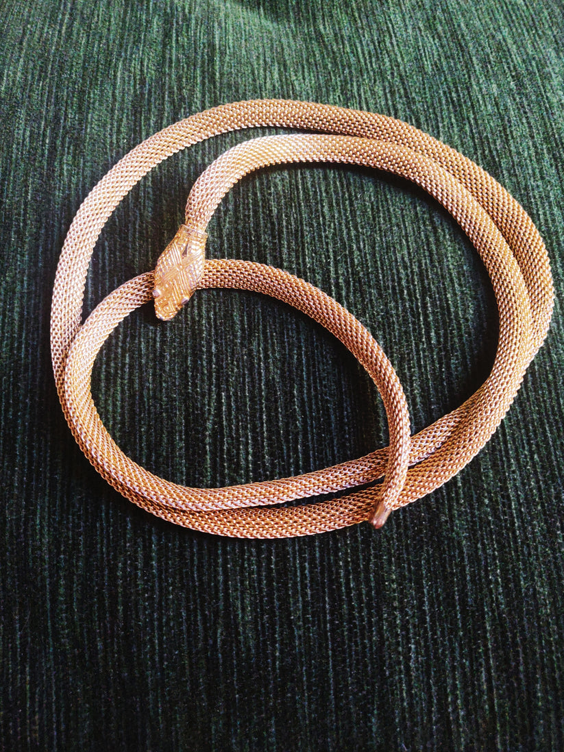 1970s / 80s Mesh Snake - small head – Moorchild Paris Vintage
