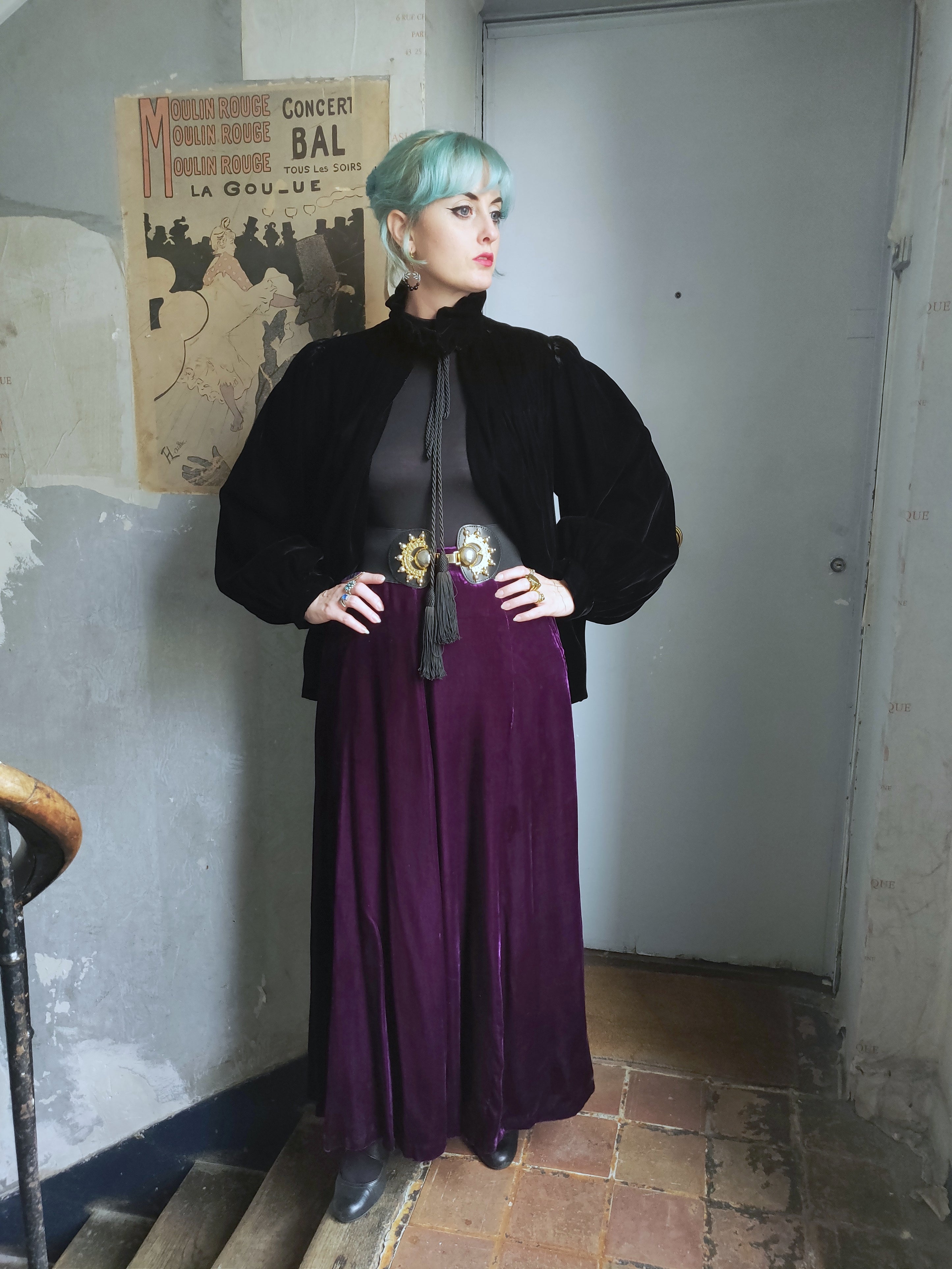 Yves Saint Laurent Velvet Jacket - Documented Fall/Winter 1980 Collect ...