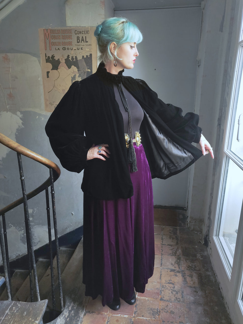 Yves Saint Laurent Velvet Jacket - Documented Fall/Winter 1980 Collect ...